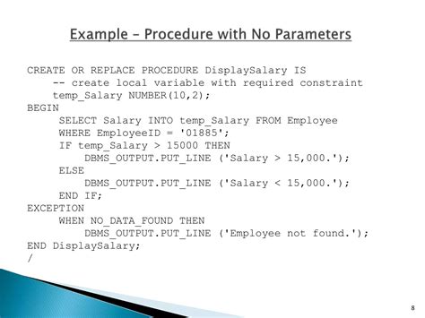 Plsql Procedure Ppt
