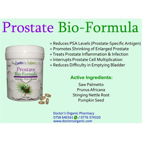 Prostate Bio Formula Doctor S Organic Wellness