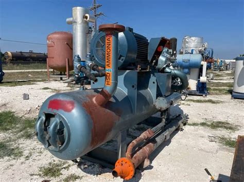 300 Hp York Sabroe Sab 83 Rotary Screw Compressor Package 460 V 602