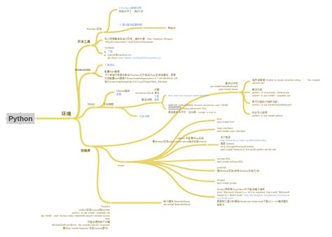 Python Coggle Diagram