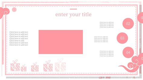 Pink And White Frame With Pink Square Shape Diagram Google Slide Theme And Powerpoint Template