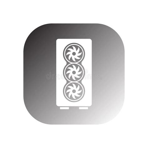 Pc Case Icon Vector Stock Vector Illustration Of Digital 306379487
