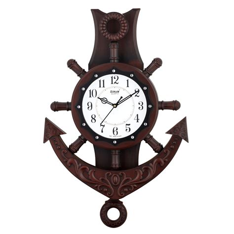 Sonam 6987 Pendulum Clock Saffron Jusal