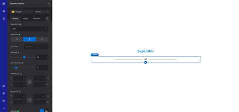 Separator Zion Builder