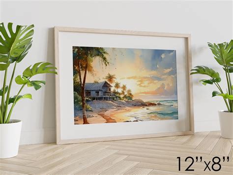 Oceanfront Oasis Printable Wall Art Beach House Coastal Print