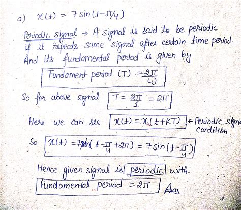 Solved Signals And Systems Problem Attached Determine If The