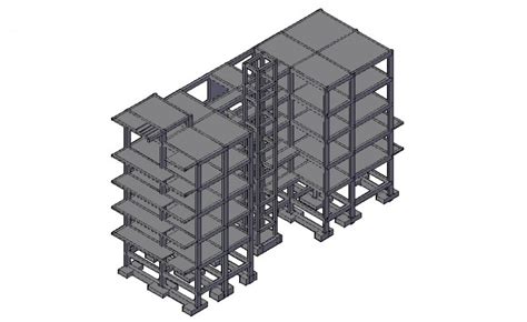 Detail Of Structural Units Drawing In Autocad
