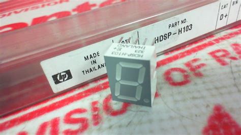 hdsp h103 de000 lcd led display by avago broadcom