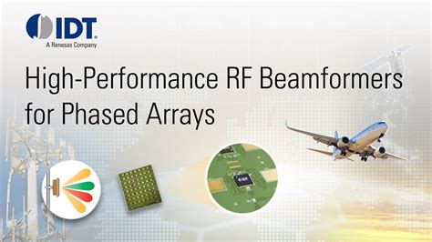 Idt Announces Expansion Of Rf Beamforming Portfolio For Phased Array Applications Renesas