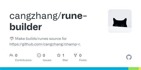 Github Cangzhangrune Builder 🦈 Make Buildsrunes Source For Cangzhang