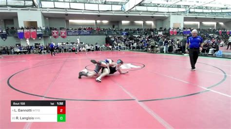 150 Lbs Round Of 16 Lucas Gannotti Waterford Vs Ryder Langlois New Milford