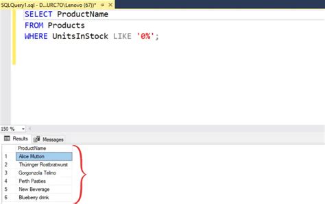 عملگر Like در Sql Server نیک آموز