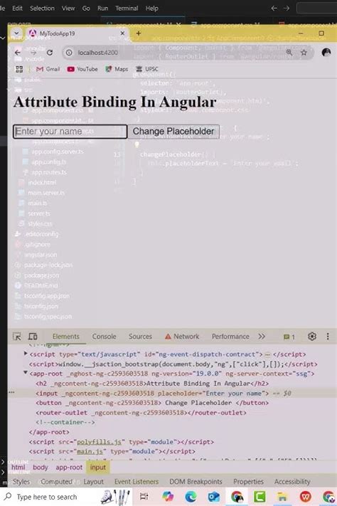Attribute Binding In Angular One Way Binding Data Binding Coding Stylebinding