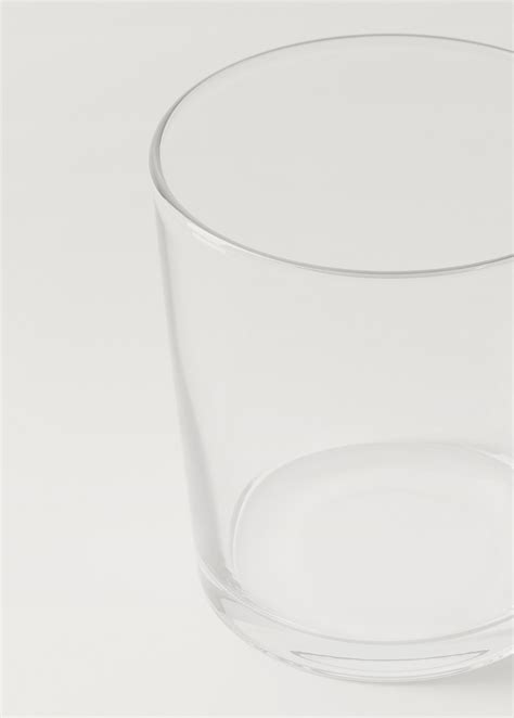 Small Glass With Plain Design Home Mango Ireland