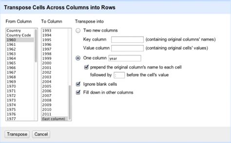 Unpivoting Data With Excel Open Refine And Python