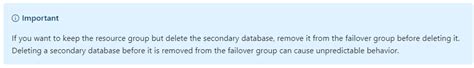 Adding And Removing Azure Database To Failover Group In Elastic Pool
