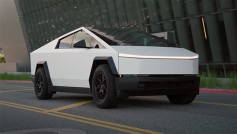 The First Ever Tesla Cybertruck In Satin White Is Ready Autoevolution