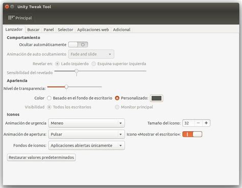 Personaliza Ubuntu 1404 Con Unity Tweak Tool