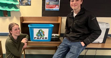 West Valley Students Run District Wide Paper Recycling Program Host