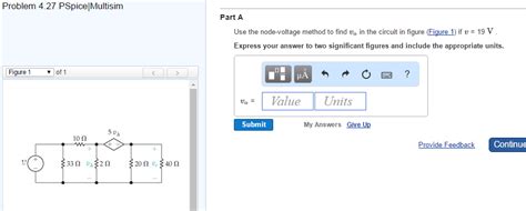 Solved Part A Use The Node Voltage Method To Find Vo In Chegg
