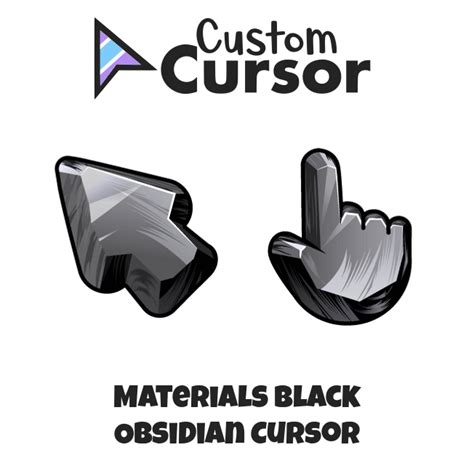 Materials Black Obsidian Cursor Custom Cursor
