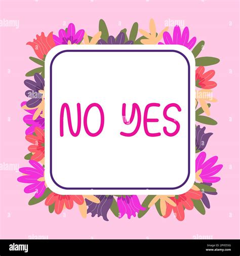 Sign Displaying No Yes Word For Answering Question Using These Words