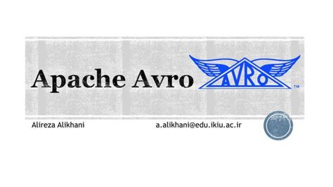 Apache Avro And Overview Hadoop Tools Pdf