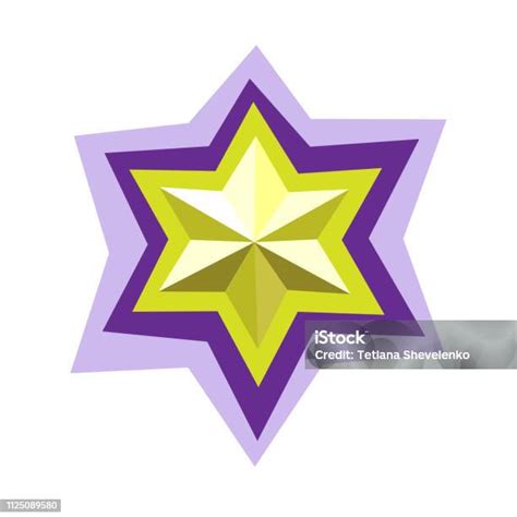 배경 종이의 색깔된 조각 종이 접기 스타 벡터 일러스트 레이 션 0명에 대한 스톡 벡터 아트 및 기타 이미지 0명 3차원 형태 개념 Istock