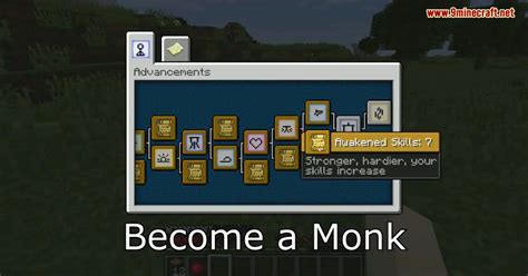 The Monk Mod 1 12 2 A Calmer Path In Minecraft Mc Mod Net