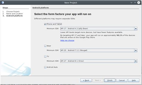 add new android project wizard · issue 126 · nbandroidteam nbandroid