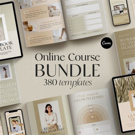 Webinar Course Slide Deck Template Canva Presentation Etsy