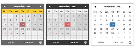 Top 9 Free Date Picker Plugins For Web Designers Onaircode