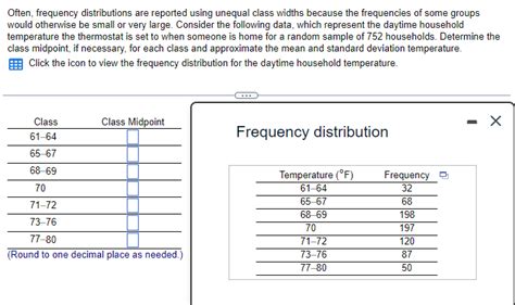 solved often frequency distributions are reported using