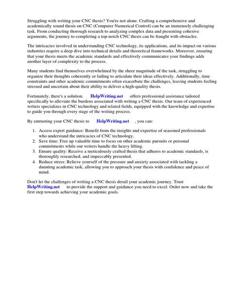 Cnc Thesis Pdf Numerical Control Industrial Processes