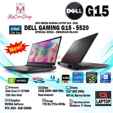 Jual Dell Gaming G I H Gb Ram Tb Ssd Rtx Gb