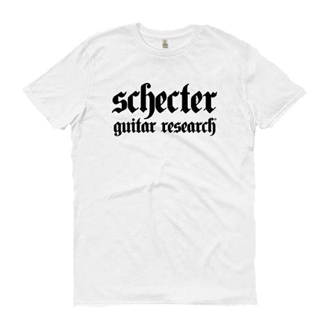 Schecter Guitar Research Logo T Shirt White