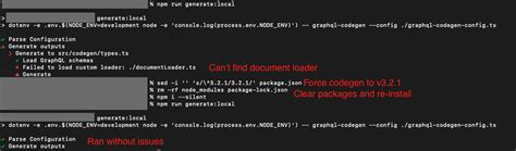 Custom Ts Schema Loaders Are Not Working Issue Dotansimha Graphql Code Generator Github