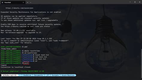 Connecting To An Azure Linux Vm Using An Azure Powershell Script And Native Client Via Azure