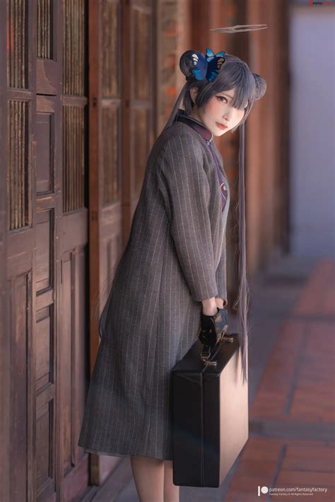 Xiao Ding Cosplay Misaki Blue Archive Photos Cosplaytele