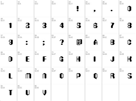 Download Free Hexadecimal Regular Font Hexadecimalotf