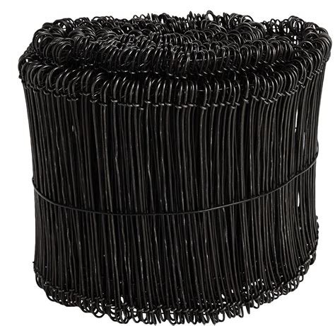 6 In Black Annealed Double Loop Steel Wire Ties 14 Ga 5000 Pc Imp