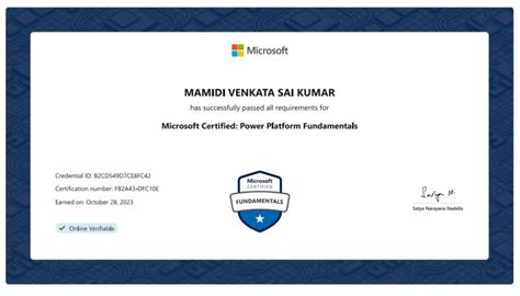 Mamidi Venkata Sai Kumar On Linkedin Dxc Pl900 Microsoft Powerapps