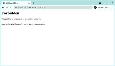 solved you don t have permission to access on this server