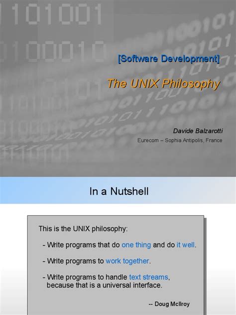 0 the unix philosophy pdf unix computing