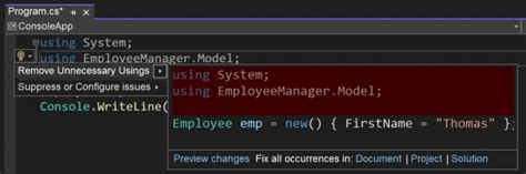 C 100 Global Using Directives Make Important Namespaces Available