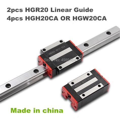 MM Pcs Linear Rail HGR Mm To Mm Cnc Parts And Pcs HGH CA Or HGW CC Linear Guide