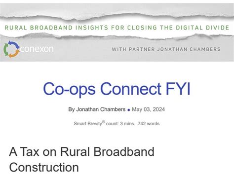 Conexon Llc On Linkedin In This Weeks Co Ops Connect Fyi Conexon Co Ceo Jonathan Chambers…