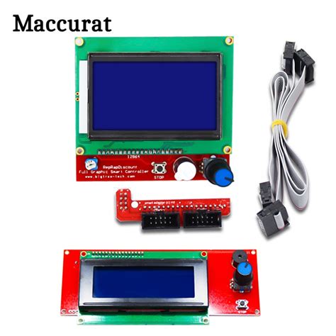 1pcs 2004 Lcd 12864 Display 3d Printer Reprap Smart Adapter Controller