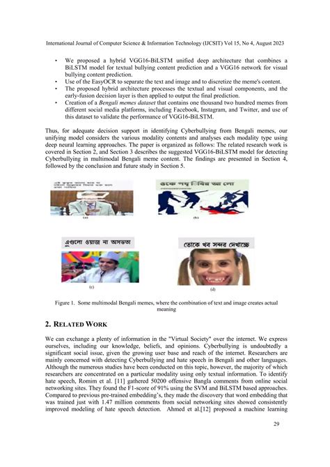 Multimodal Cyberbullying Meme Detection From Social Media Using Deep Learning Approach Pdf
