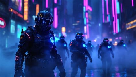 Free Neon Police Patrol Image Cyberpunk Neon Police Download At